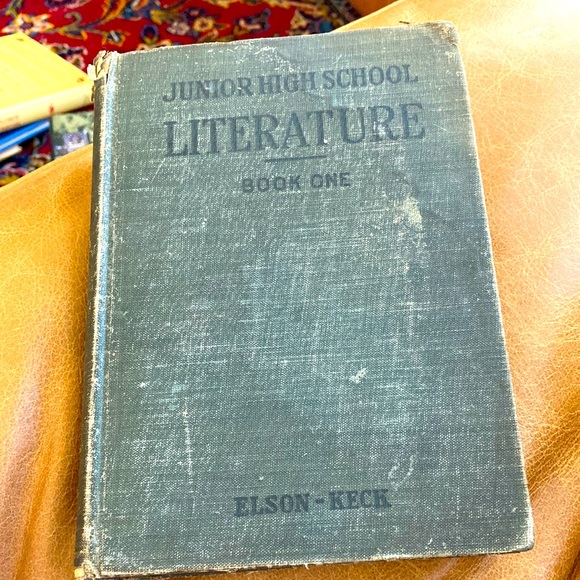 Antique | Other | Vintage Junior High School Literature Book 927 ...